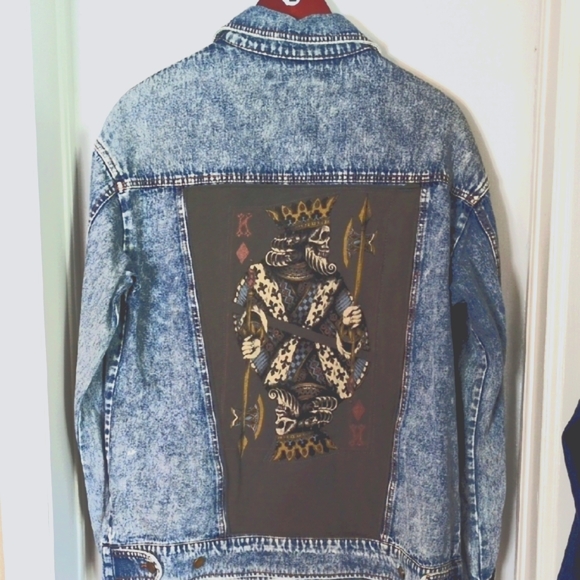 Upcycled | Jackets & Coats | King Of Death Playing Card Jacket | Poshmark
